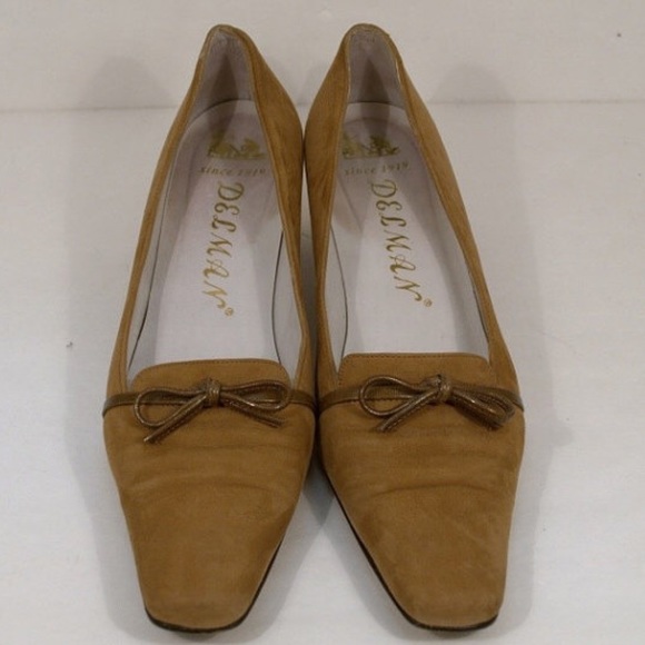 Delman | Shoes | Vintage 9s Delmans Tan Leather Pumps In Size 65 | Poshmark